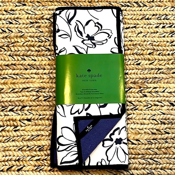 kate spade | Kitchen | Nwt Kate Spade Reversible Dish Drying Mats ...